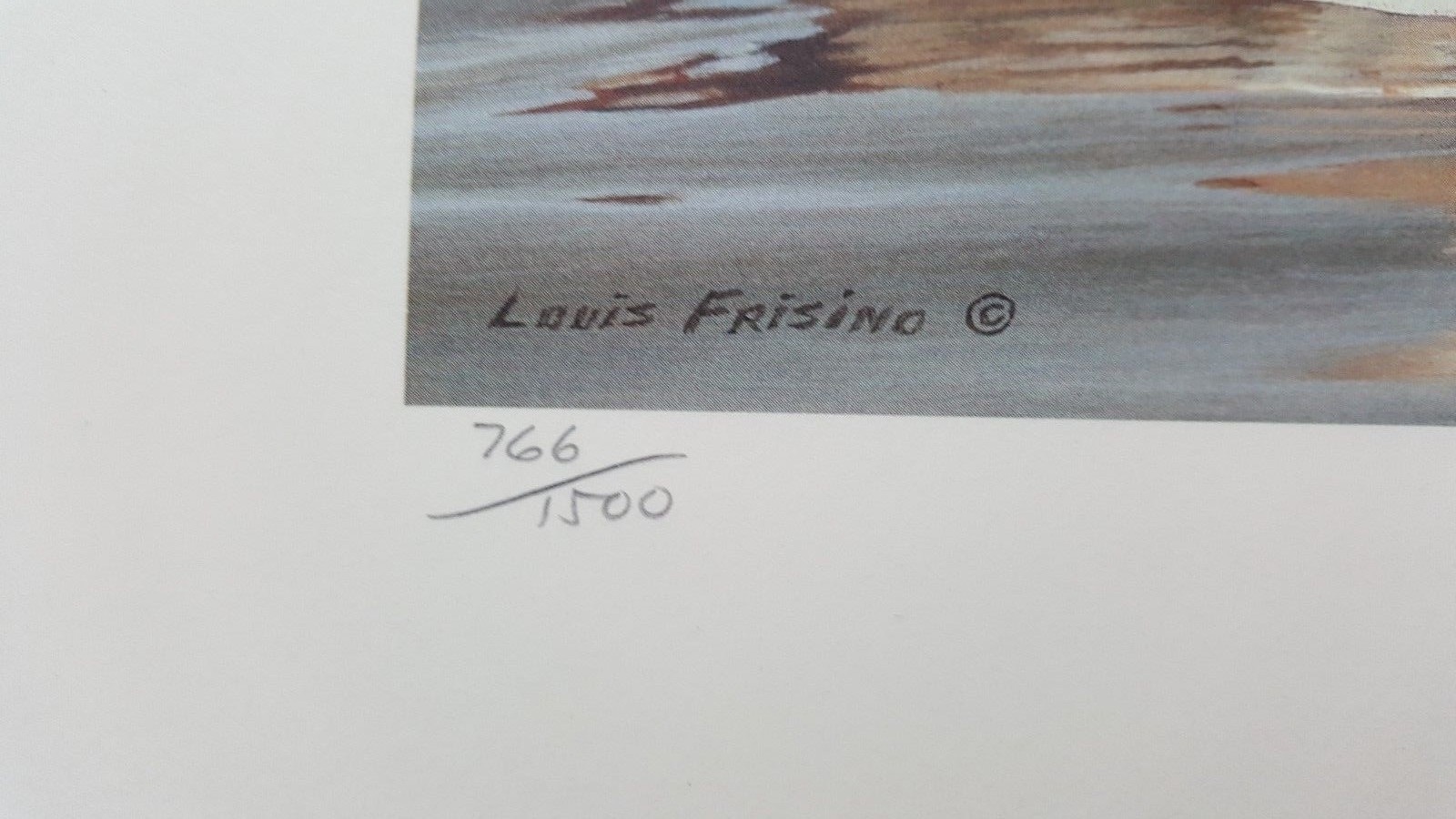 VERY NICE - Duck Print (14" x 12") by Louis Frisino - SIGNED & Numbered ...