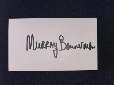 CHICAGO BLACKHAWKS MURRAY BANNERMAN AUTOGRAPHED INDEX CARD | eBay