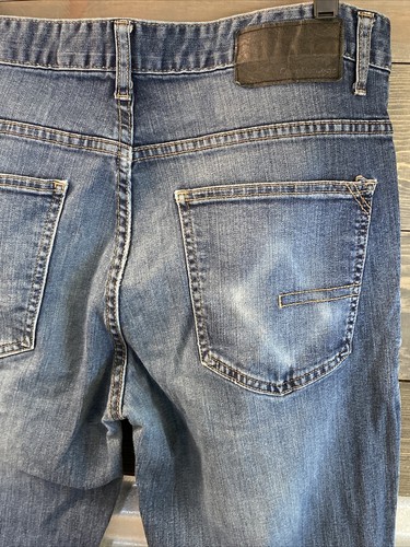 Men’s Calvin Klein Jeans 98% Cotton RN 36543 34W 30L Strait Fit Black ...