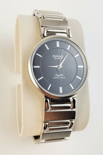 New Qmax Quartz Crystal Waterproof S.S. Watch HG2006 Japan 7.5"L New ...