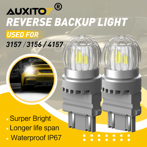 2X AUXITO 3157 3156 Reverse Backup Light LED Bulb For Ford Chevrolet ...