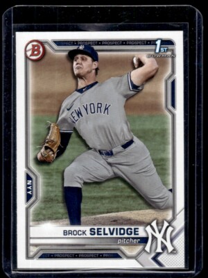 2021 Bowman Draft Brock Selvidge New York Yankees #BD-24 | eBay