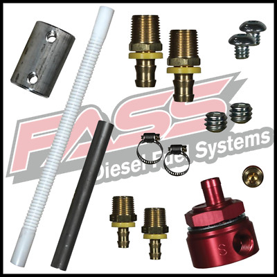 FASS Diesel Fuel 5/8 Inch Fuel Module Suction Tube Kit With Bulkhead ...