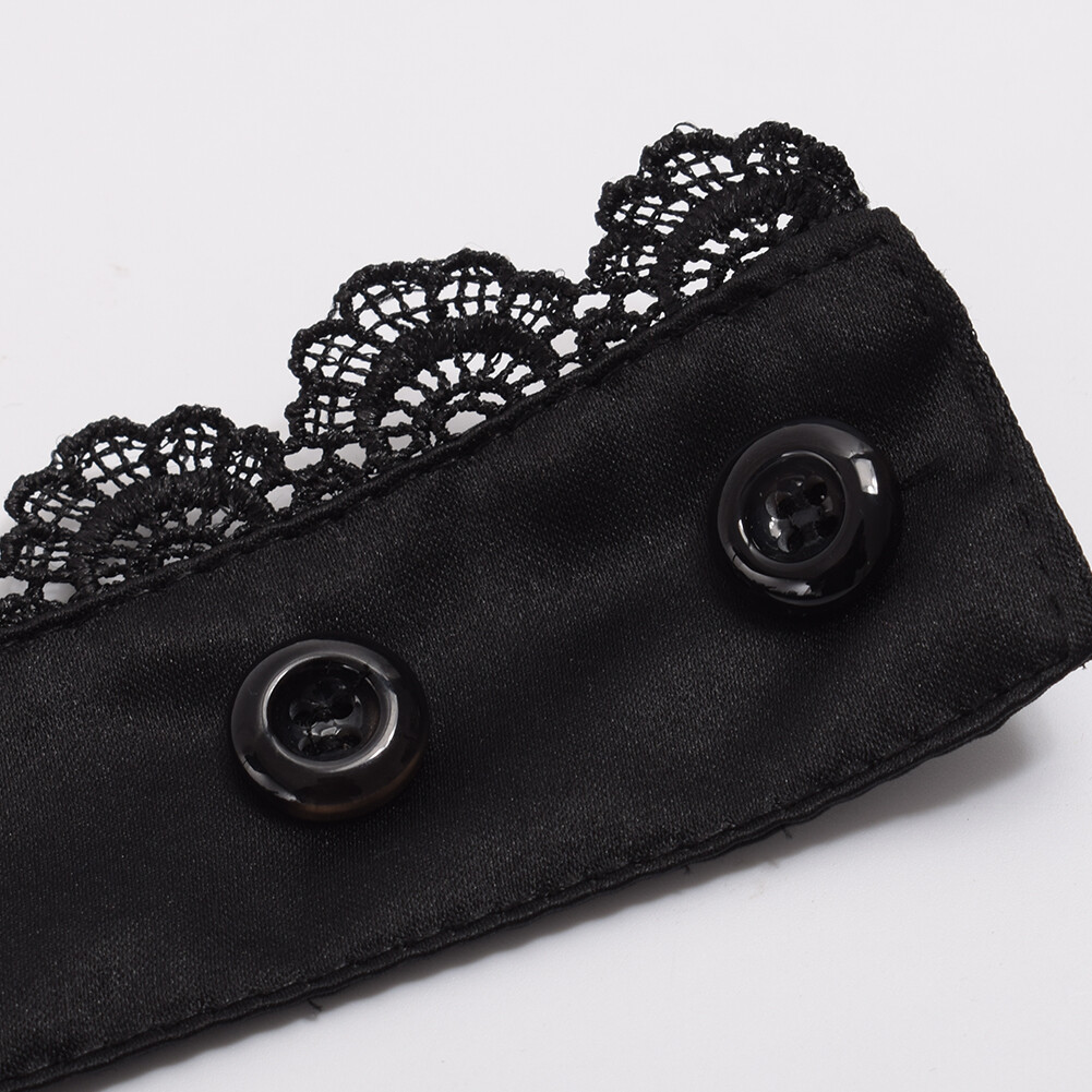 Baroque Men Ruffle Detachable Collar Prince Victorian Jabot Retro ...