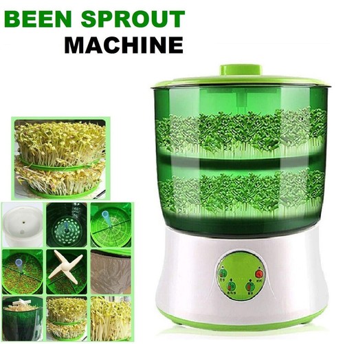 Automatic Bean Seed Sprouts Machine 2 Layer Sprouter Household PTC ...