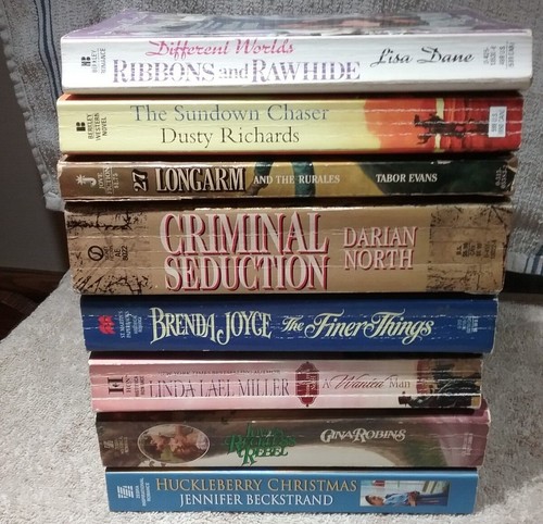 Lot of 8 - Zebra, HQN, St Martins, Signet, Jove, Berkley Romance ...