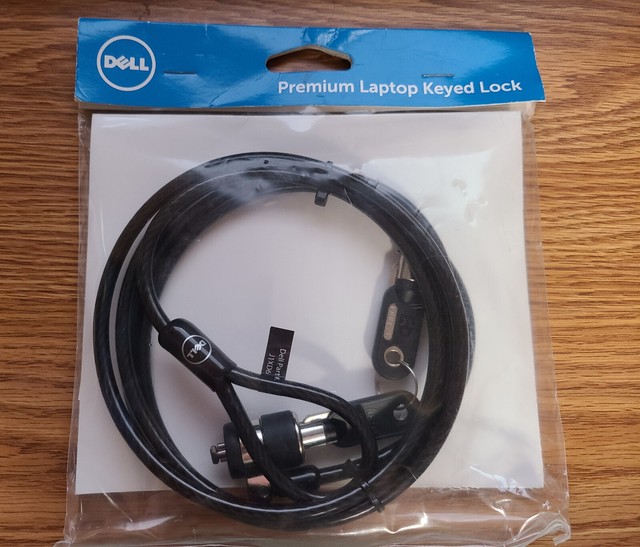 Dell Premium Laptop Keyed Computer Lock J1xd6 6 Feet Long for sale ...