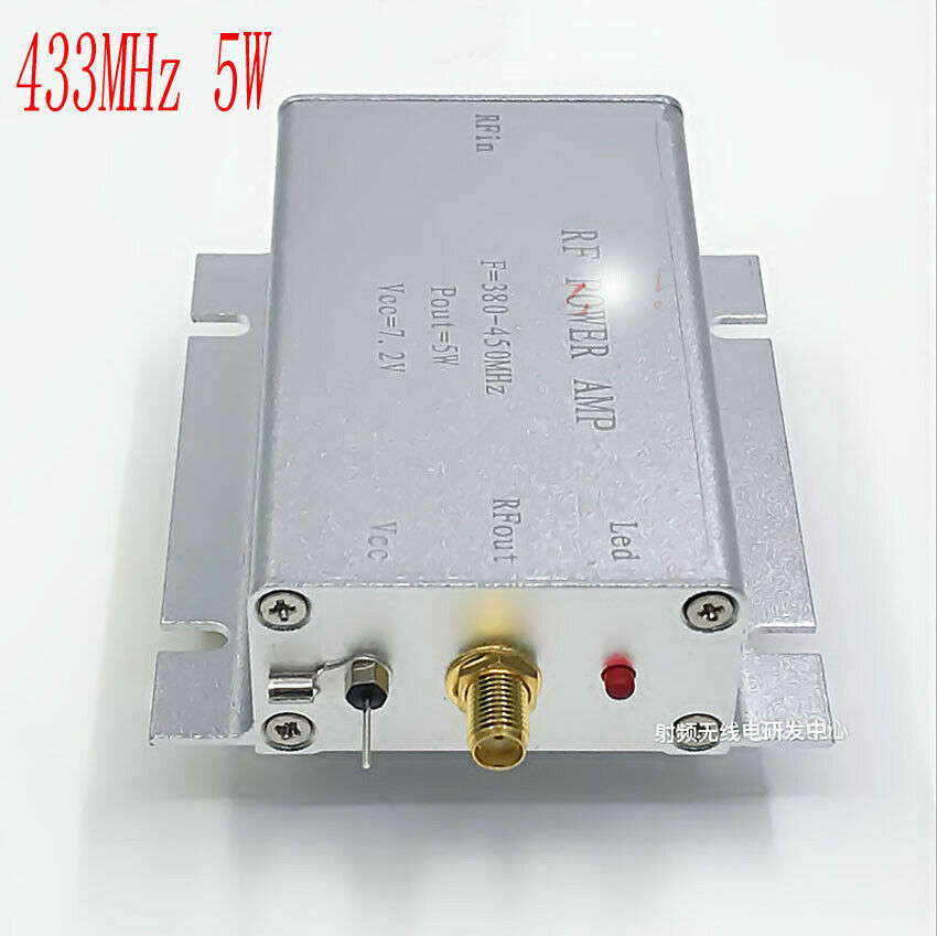 433MHz RF Power Amplifier 433MHZ 5W 7.2V For 380 - 450MHz Wireless ...