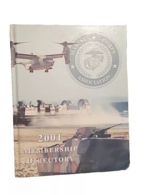 2001 Membership Directory Marine Corps Association (HARDCOVER, NEW!) | eBay