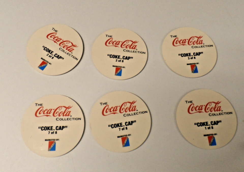 Vintage Coca Cola Coke Caps - Lot of 6 - Excellent condition | eBay