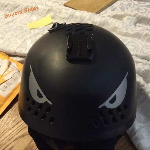 MOTORCYCLE HELMET EVIL EYES VINYL DECAL STICKER EVIL EYES GLOSS ...