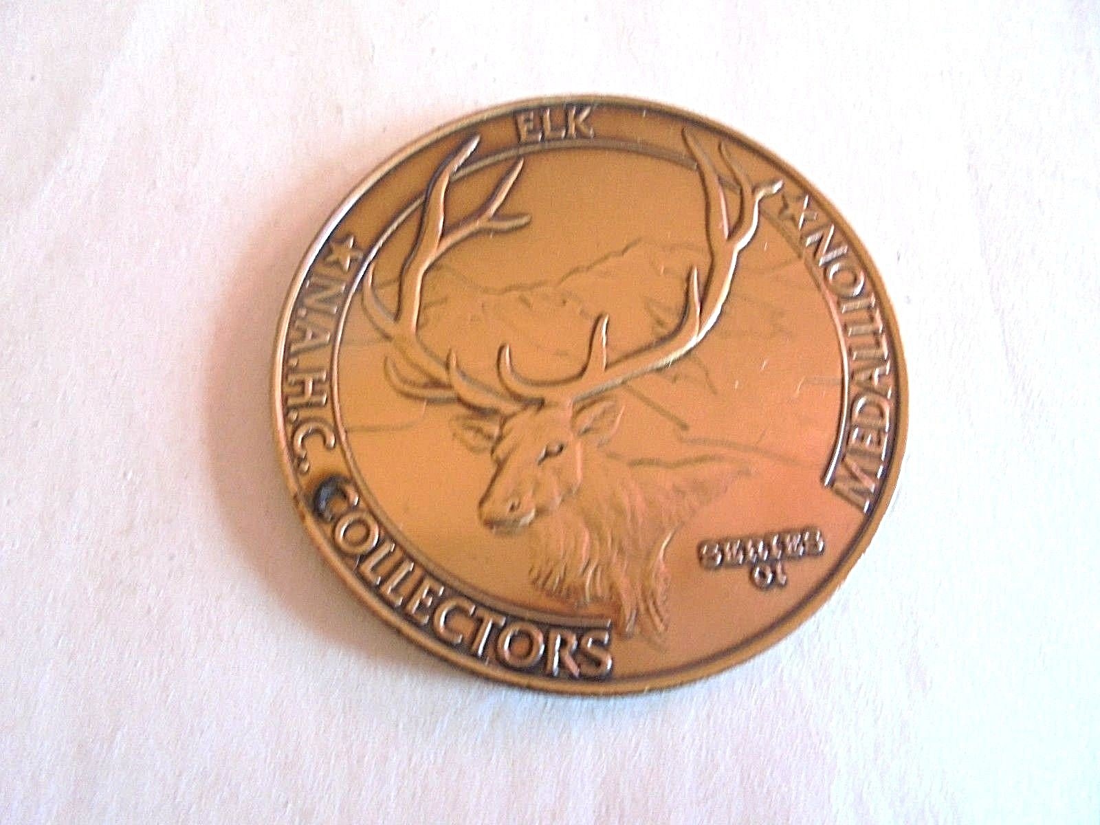 Vintage North American Hunting Club Big Game Series Elk Coin ...