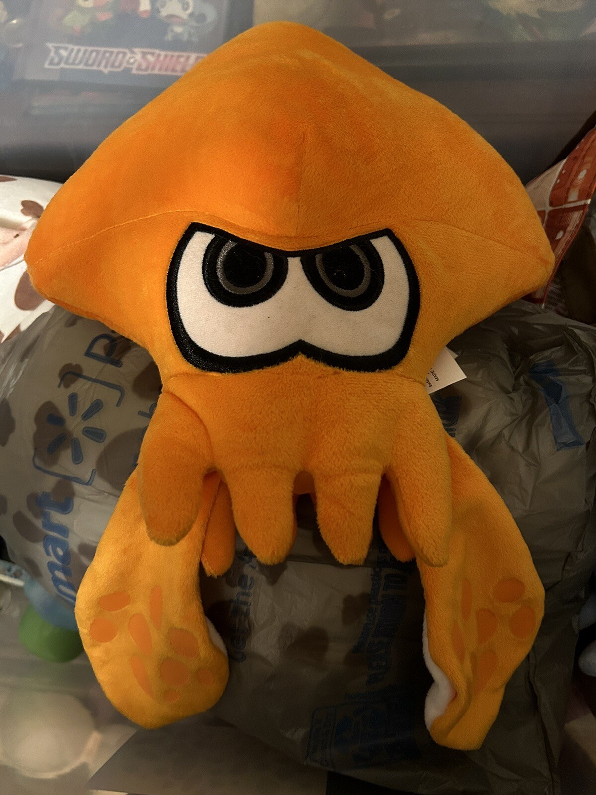 Jakks Pacific World Of Nintendo Splatoon Orange Squid Jumbo Plush | eBay
