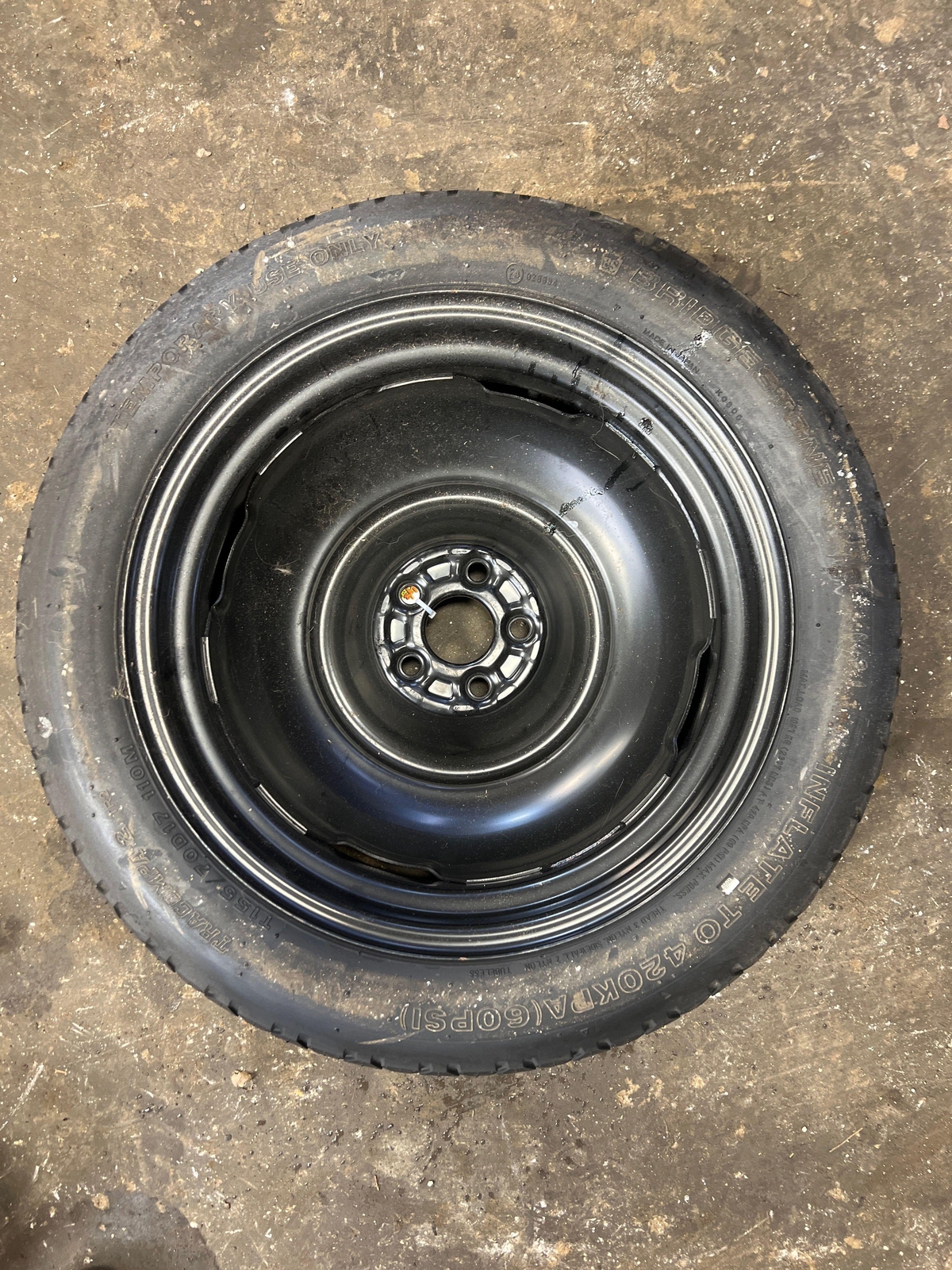 2009 - 2013 Subaru Forester 17x4 Compact Spare Tire and Wheel T155/70 ...