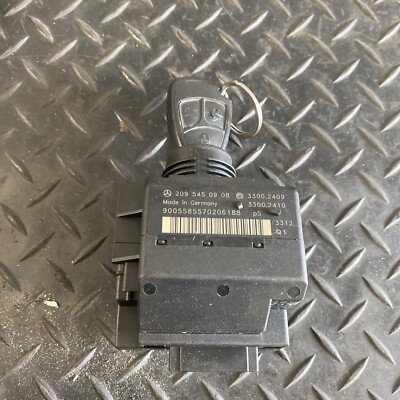 2006 MERCEDES C CLASS W209 IGNITION LOCK SWITCH WITH KEY FOB 2095452308 ...