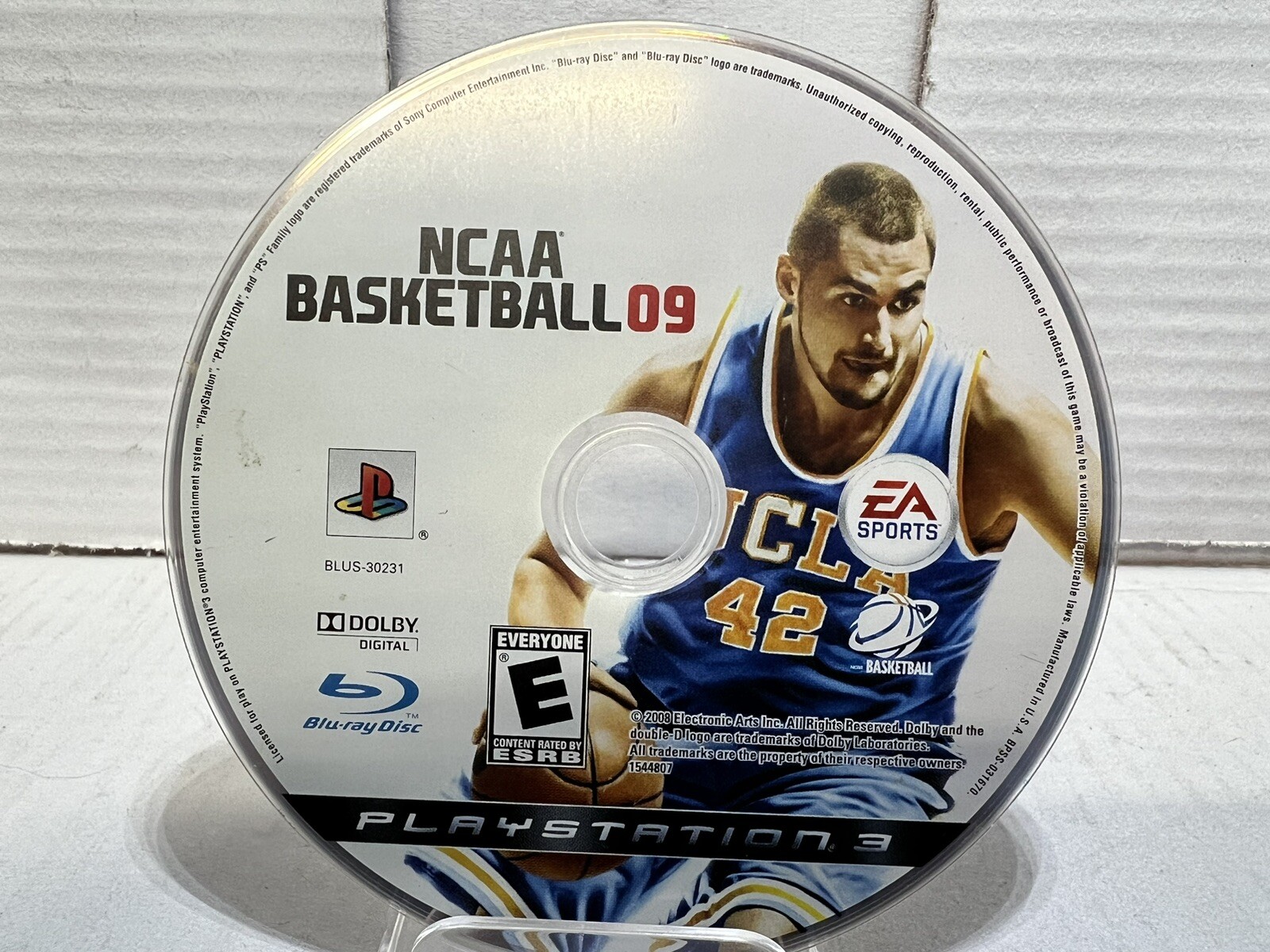 NCAA Basketball 09 (Sony PlayStation 3, 2008) Tested And Works Disc ...