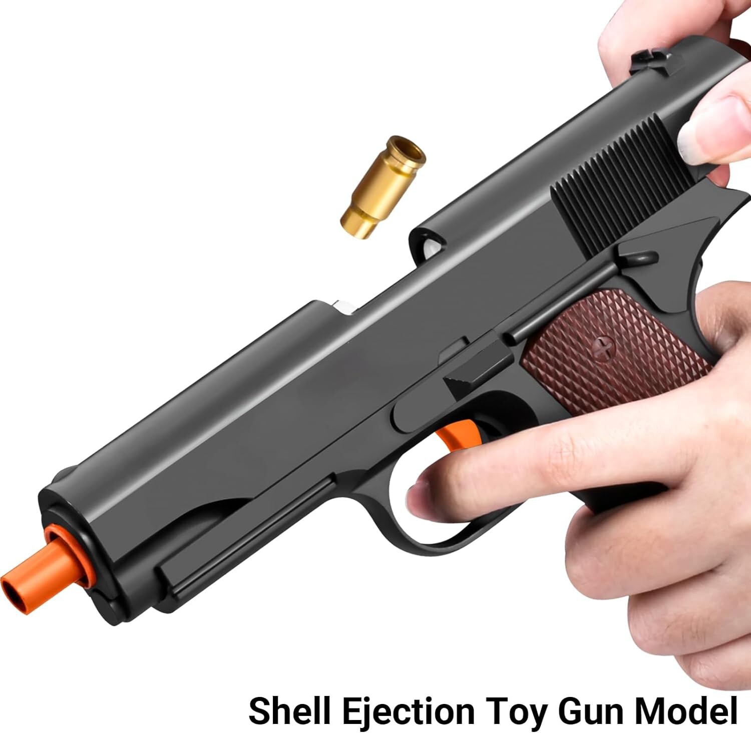 Realistic Toy Gun with Ejecting Soft Bullets,Pistol Toys Play EVA Foam ...