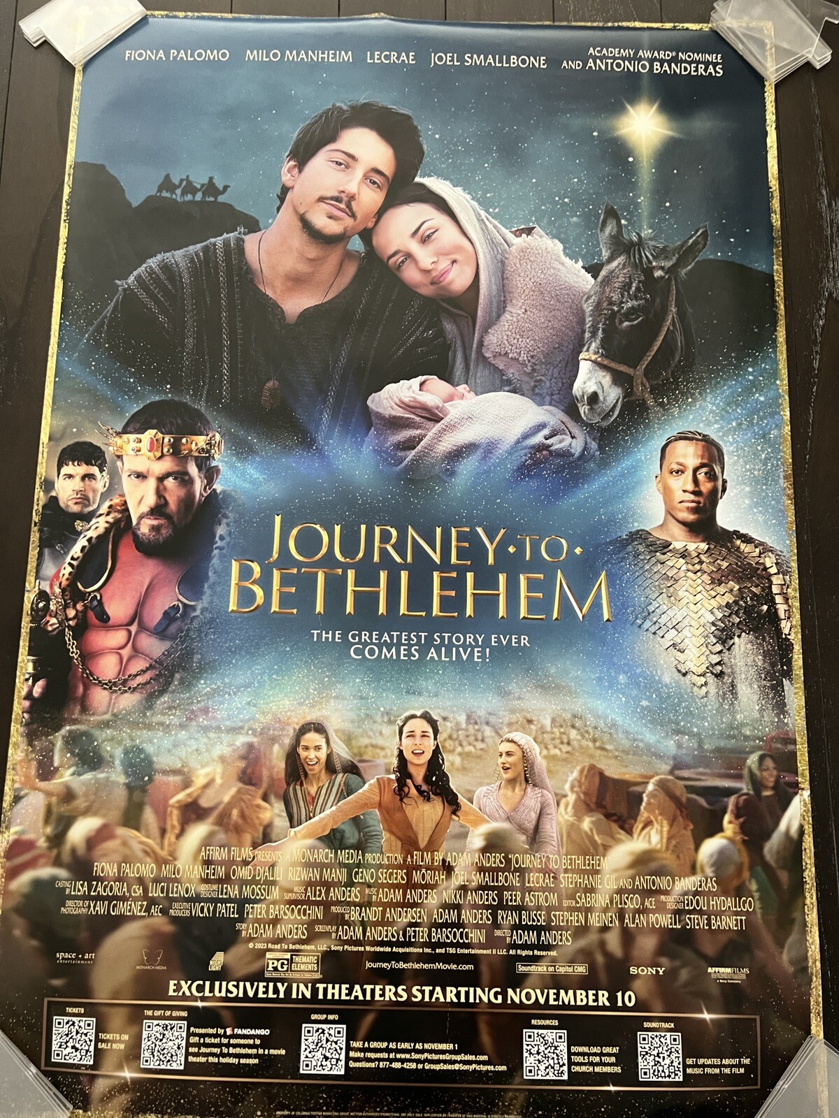 Journey to Bethlehem Movie Poster 27" x 40" | eBay Australia