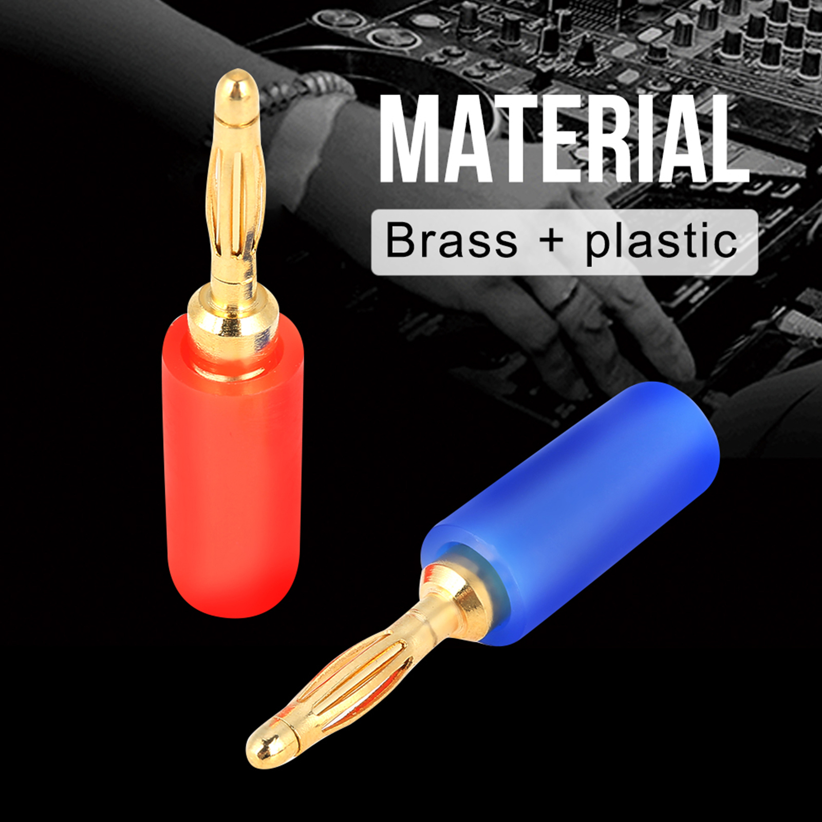 20 Pcs/set 2mm Mixed Colors Banana Plug Jack Test Probes Connector For ...