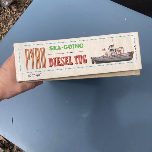 Pyro Sea-Going Diesel Tug Model Kit Open Box No Decals M7 | eBay