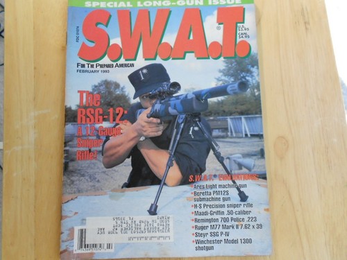 SWAT Survival Weapons and Tactics Magazine February 1993 Volume 12 ...