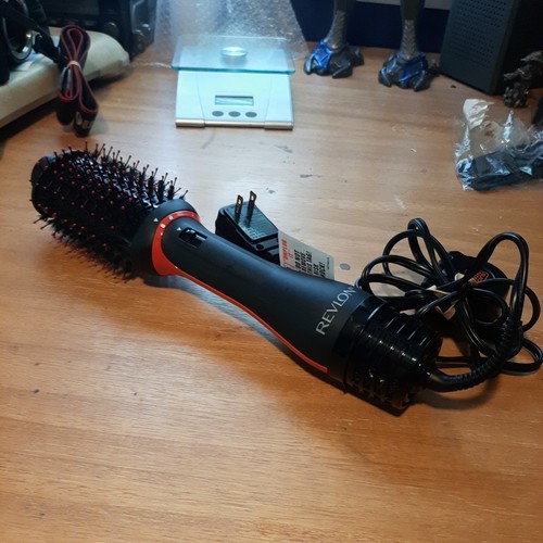 REVLON ONE STEP VOLUMIZER PLUS HAIR DRYER AND STYLER, BLACK/RED ...