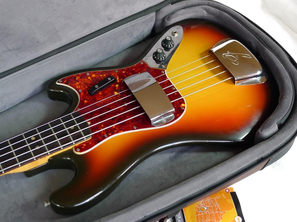 Great Shape! All-original vintage 1966 Fender Bass V – As Played by JPJ ...