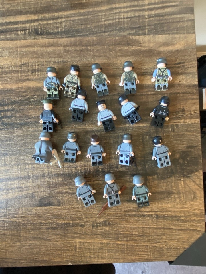 Lego WW2 Minifigure LOT brickmania TMC United Bricks | eBay