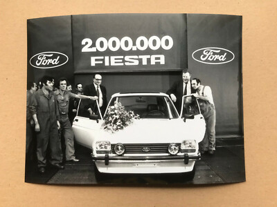 'Two Millionth Ford Fiesta' Press/Publicity Photograph - Ford Fiesta ...