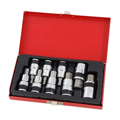 Allen Key Hex Bit Socket Set 1/2" Drive Tool 9pcs H4 - H19 | eBay UK
