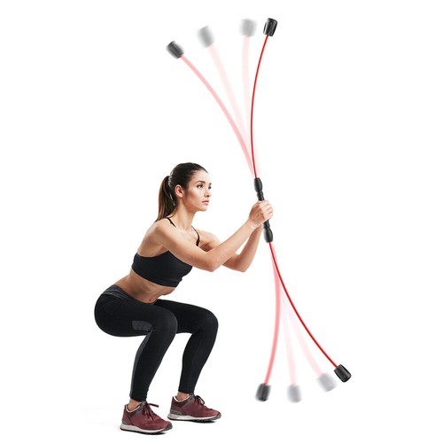 1.6m Multi-Function Training Stick Fitness Elastic Rod Exercise Elastic ...