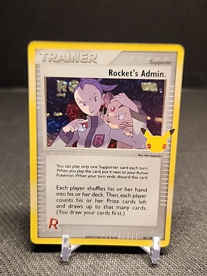 Rockets Admin 86/109 Holo Rare Pokemon Card Celebrations | NM | eBay