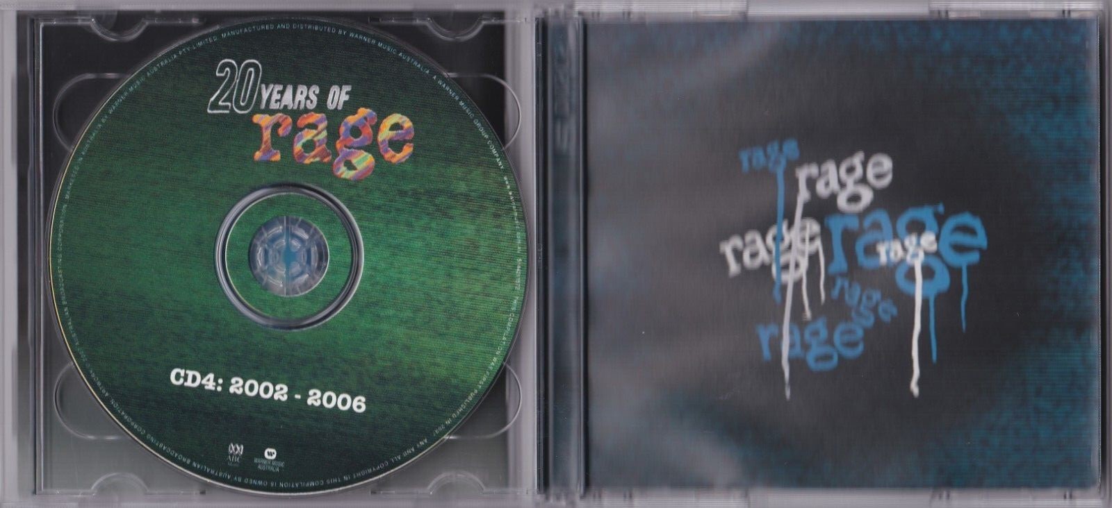 20 Years of Rage - Various 4 X CD Set ABC / Warner Australia Cond for ...