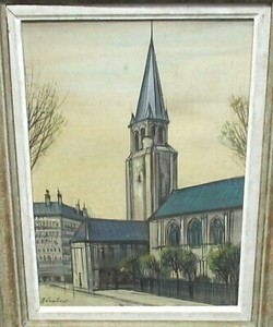 R.LAMBERT PARIS STREET SCENE ORIGINAL OIL ON CANVAS PAINTING | eBay