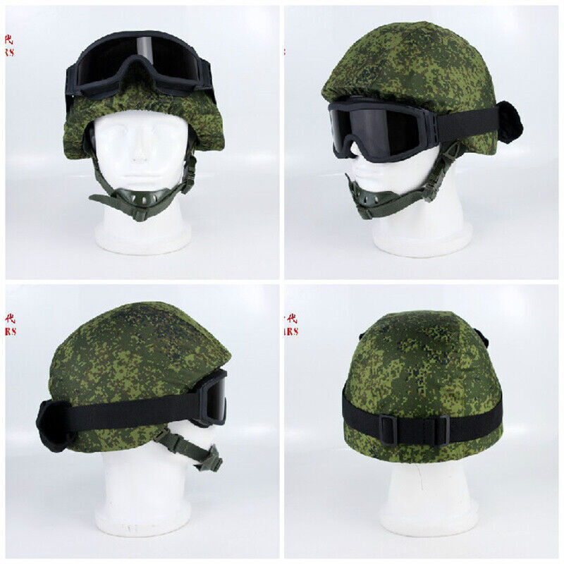 IN US! Replica Russian Army 6b26 Tactical Steel Helmet + Helmet Cover ...