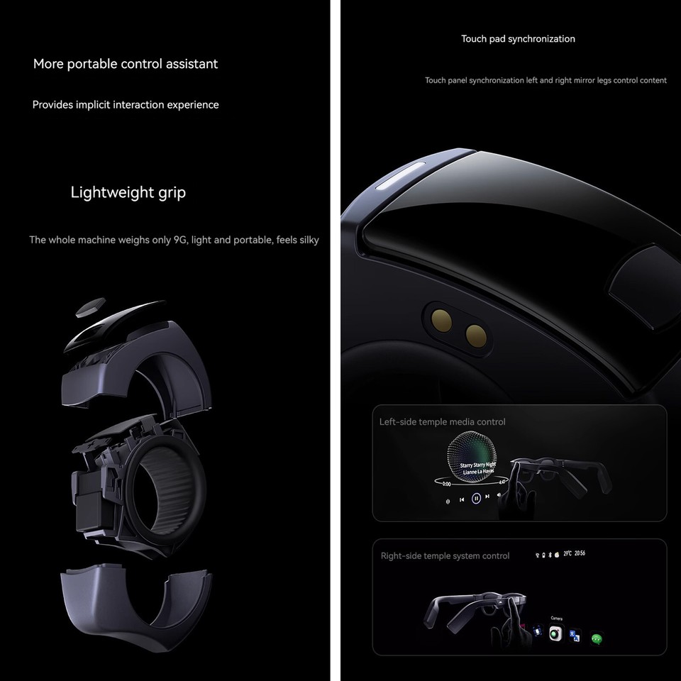 TCL RayNeo X2 Smart AR Glasses Full-Color Micro LED Display with ...