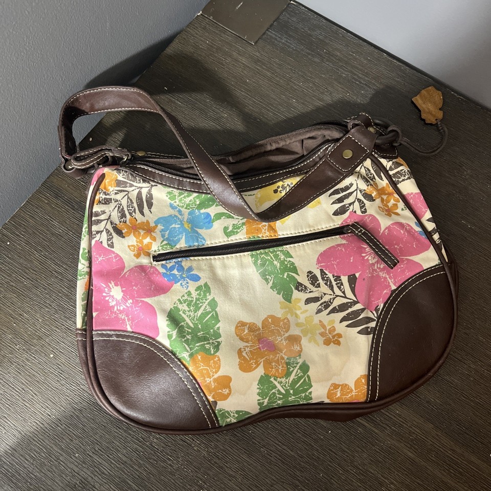 Caribbean Joe Purse Tropical Floral Handbag withouter zipper Pocket | eBay