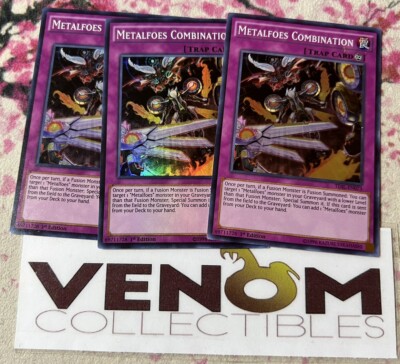 3x (M/NM) - Metalfoes Combination - TDIL-EN073 - Super Rare - 1st ...