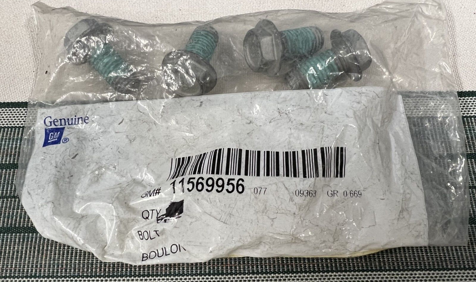 ACDelco GM OE/GM Genuine Parts 11569956 - Clutch Flywheel Bolt - Bag of ...