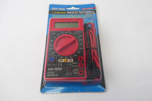 New Cen-Tech Item 90899 7 Function Multi-Tester Harbor Freight Made in ...