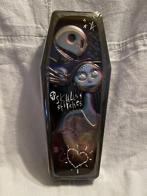 Disney Jack Skellington Sour Gummi Worms Tin Coffin Nightmare Before ...