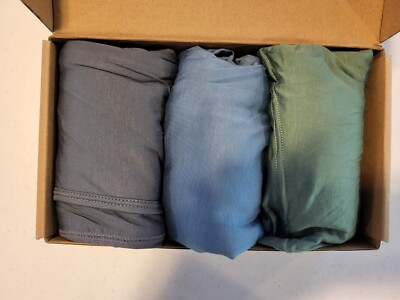 3 Pack TIICHOO Mens Incontinence Boxer Briefs: Dark Grey/Green/Blue ...