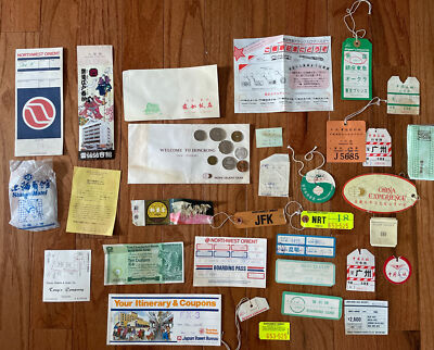 Large Lot Travel Ephemera Hong Kong 1986 - Japan Travel Bureau & Coins ...