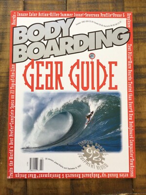 1992 VINTAGE BODY BOARDING MAGAZINE - SUMMER Issue - Letter To ...