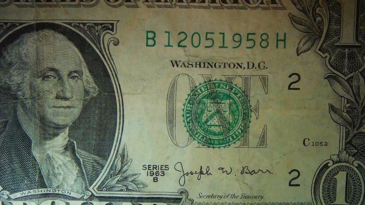 1963b One Dollar Bill United States Dollar Wikipedia