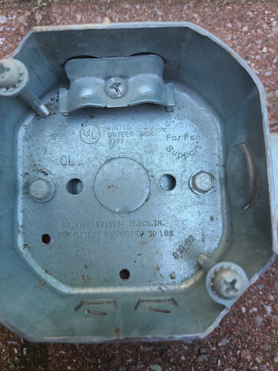 Raco 4 Steel Round Ceiling Fan Fixture Electrical Box | Shelly Lighting