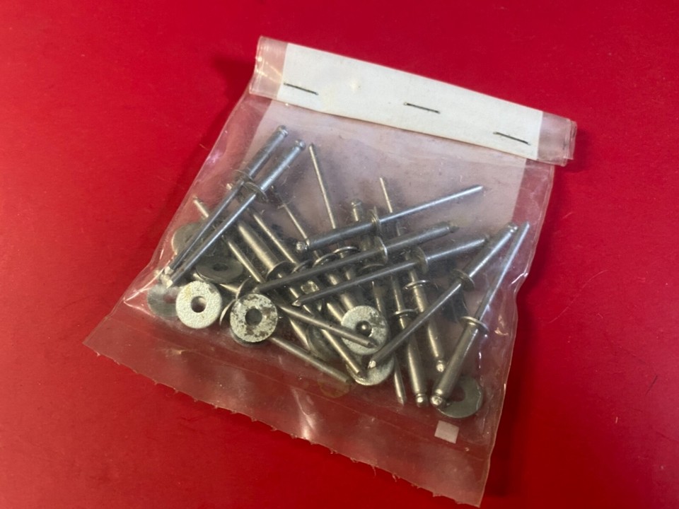 Polaris • NOS 17pk. Pop Rivet 1/8” x 5/8” Aluminum TX Charger Vintage ...