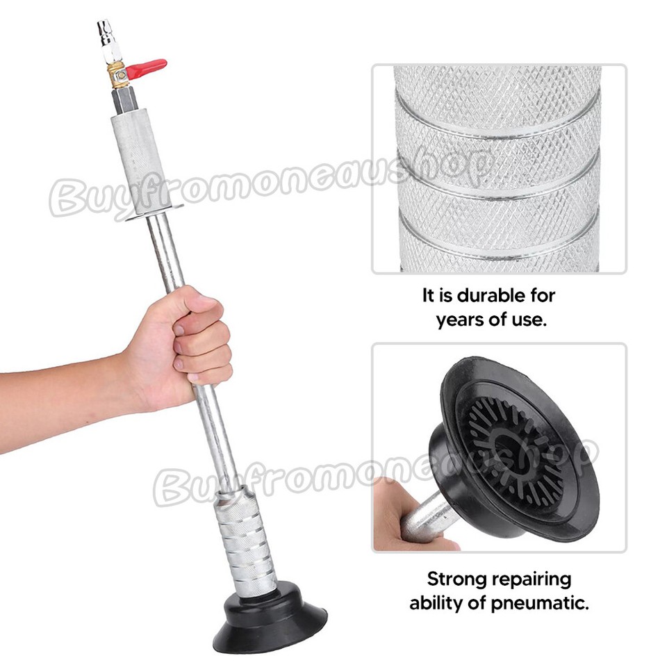 Air Pneumatic Dent Puller Suction Cup Slide Hammer Kit For Car Auto ...