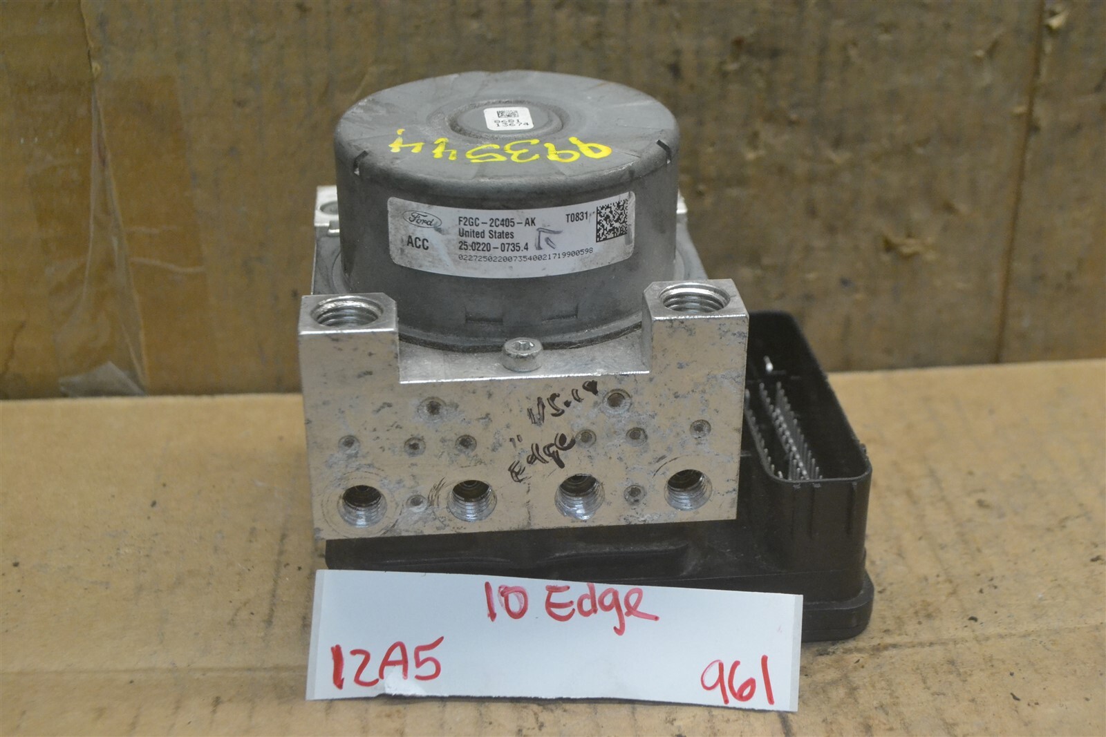 2015-2017+Ford+Edge+2.0L+ABS+Anti-Lock+Brake+Pump+Control+Module+F2GC ...