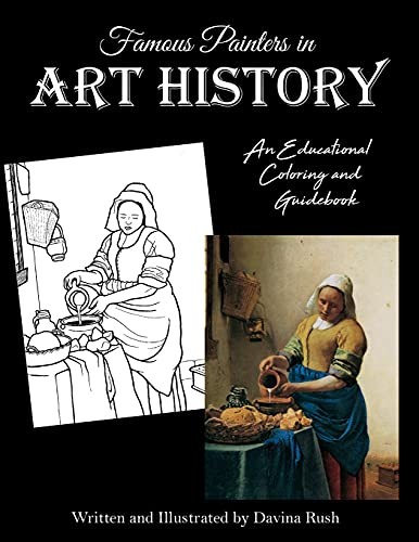 Famous Painters in Art History: an educational coloring book ...